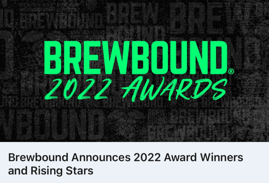 Brewbound Announces 2022 Award Winners and Rising Stars | Metier Brewing